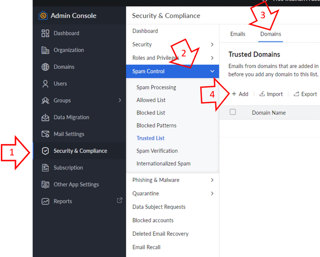 554 523 Mailpolicy Violation Error From Zoho Resolved